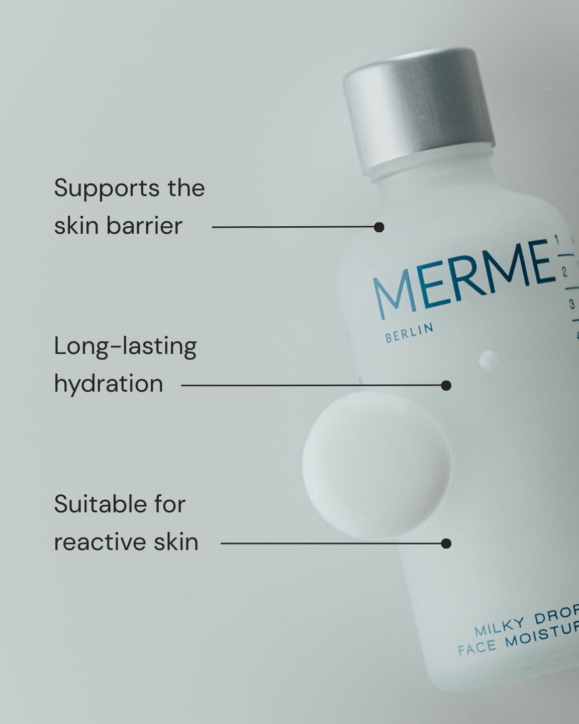 Milky Drops Face Moisturiser, 50ml– MERME Berlin